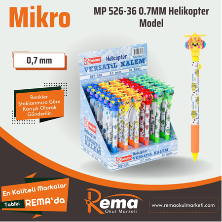 MİKRO MP 526-36 0.7MM Helikopter Model - Rema Okul Marketi